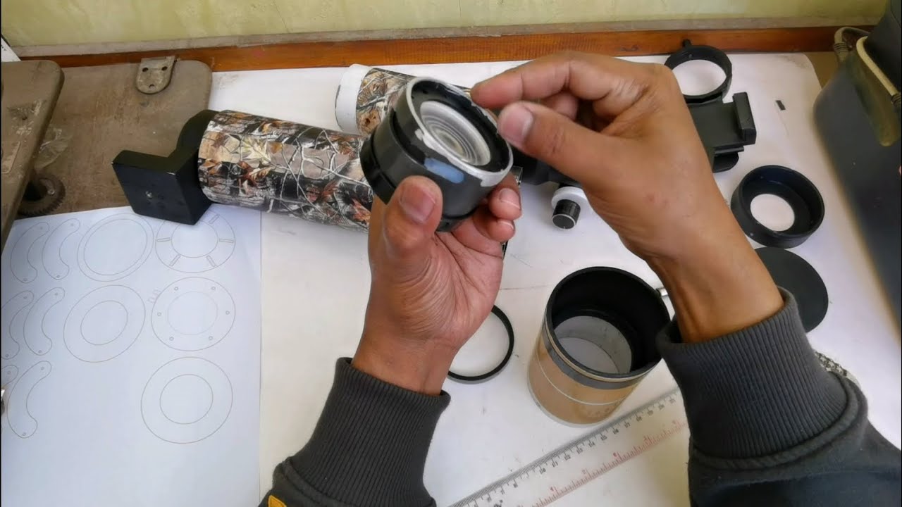 review cara rakit lensa fc 6 cm - YouTube