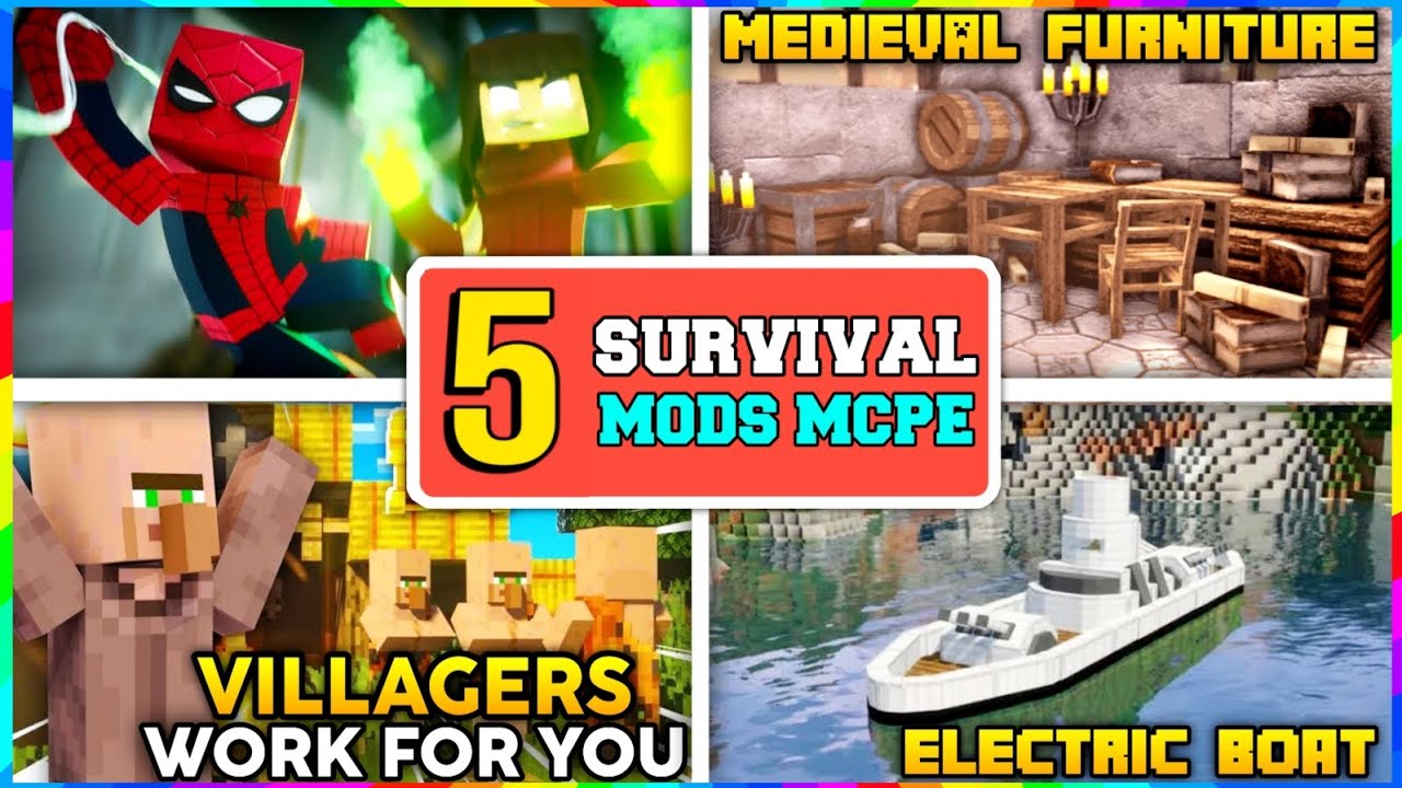 Top 5 survival mods for minecraft pocket edition | Best Minecraft mods ...