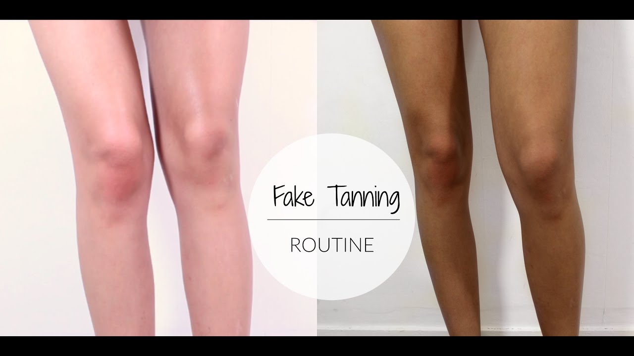 MY FAKE TANNING ROUTINE I Bondi Sands - YouTube