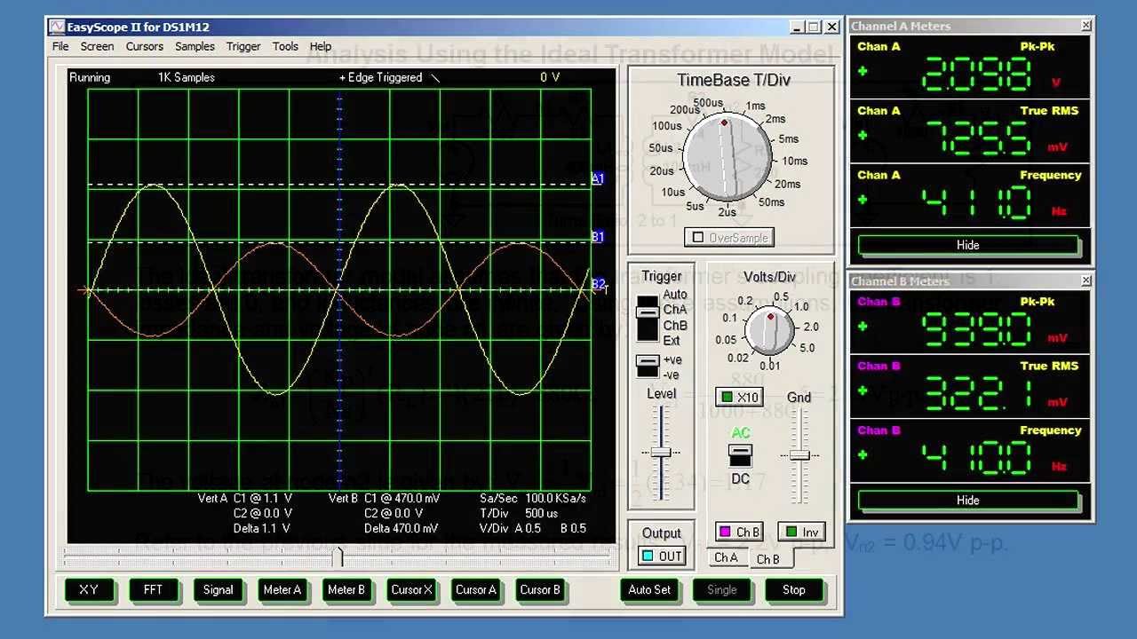 AC 2: Small Signal Transformer Characteristics - YouTube