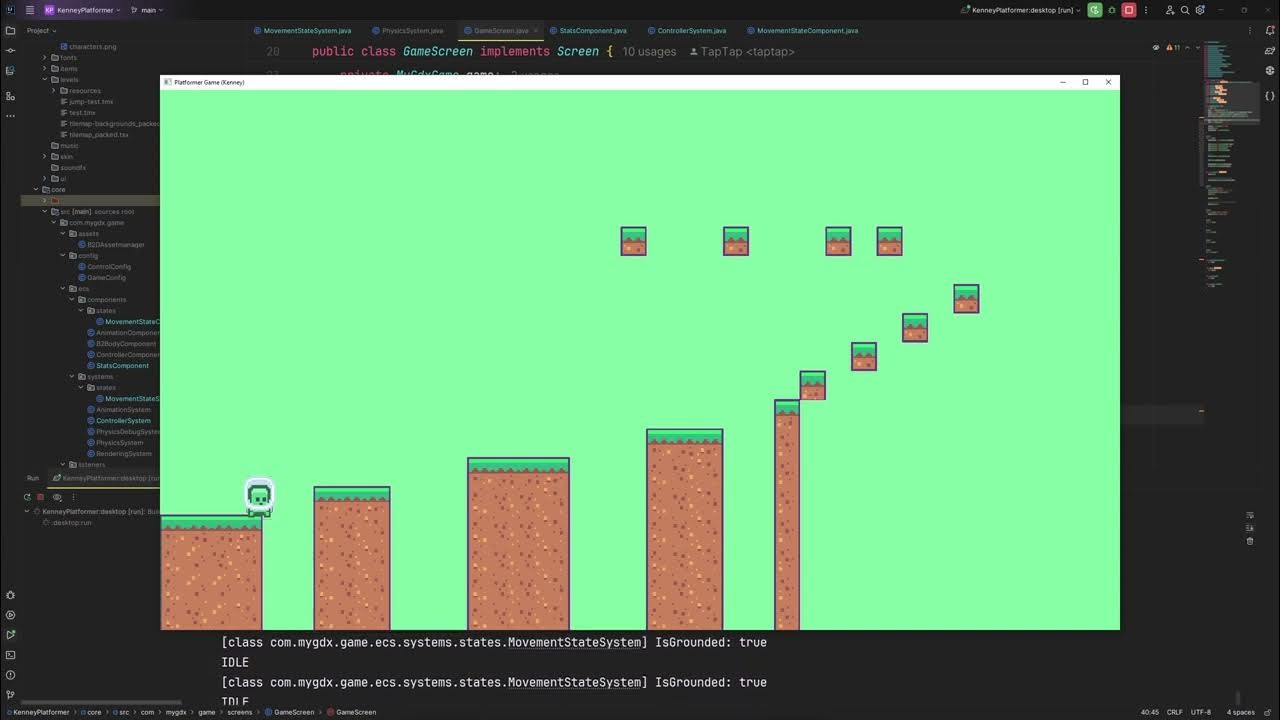 Kenney Platformer Game Devlog 8 Adding Coyote Timer Libgdx Learning Youtube