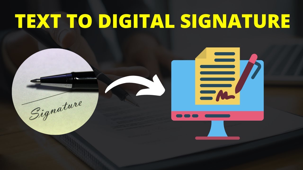 How to Create Digital Signature in Microsoft Word || New Digital ...