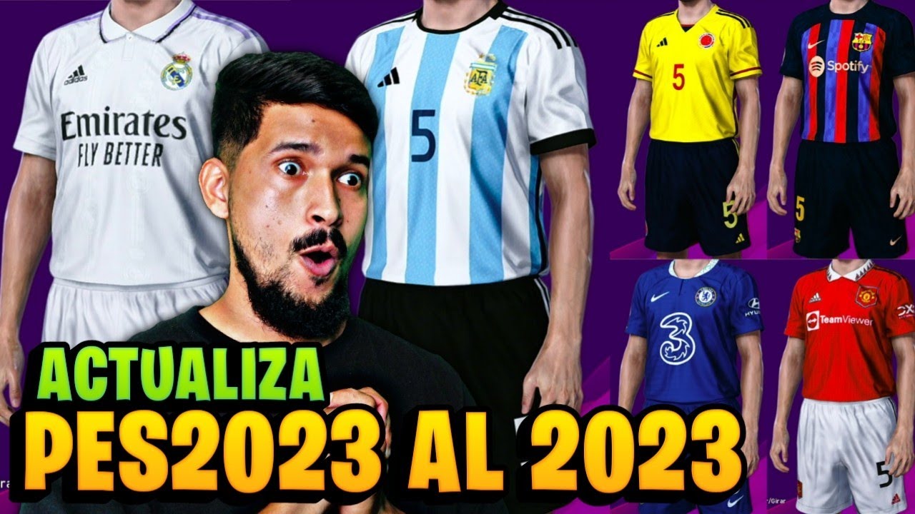 👉Actualiza PES 2020 al 2023 FULL en MENOS de 9 MINUTOS - YouTube