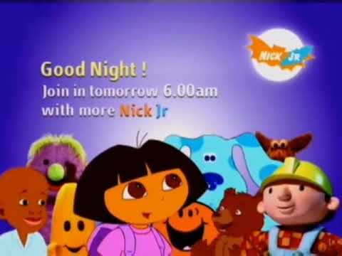 Nick Jr. UK - Good Night! | Closedown Ident (2002-2005)