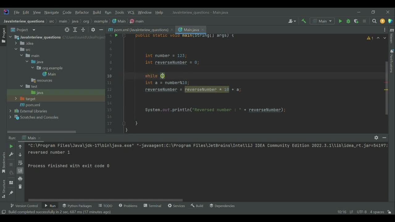 Reverse a Number in Java - YouTube