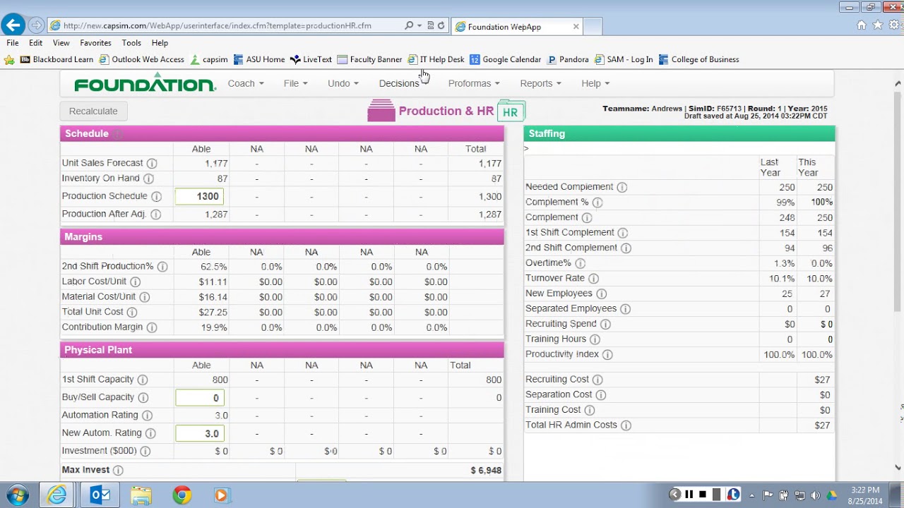 Making Decisions in CAPSIM - Group Work - YouTube