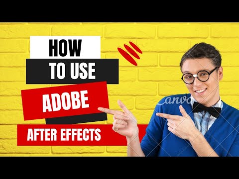 how to use adobe after effects - YouTube