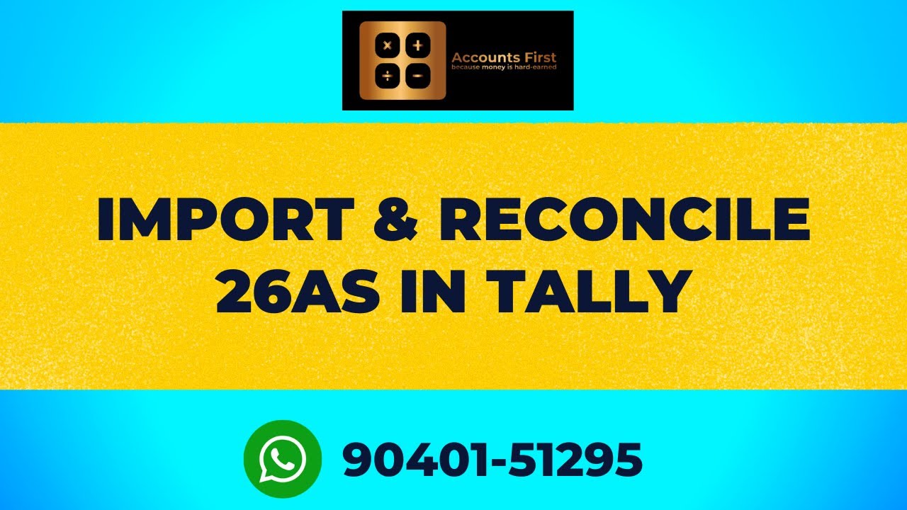 How To Reconcile 26as In Tally Prime 26as Auto Reconciliation In how-to-reconcile-26as-in-tally-prime-26as-auto-reconciliation-in