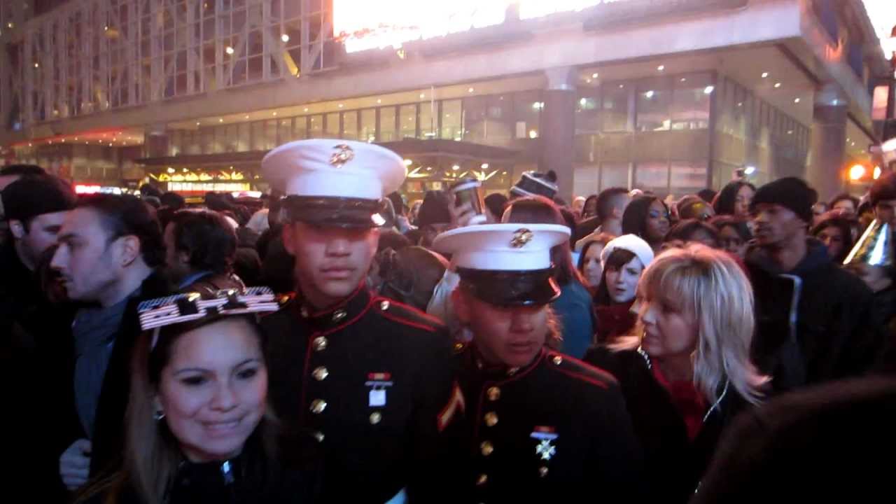 Times Square NYC New Years Eve Ball Drop 2011 - 2012 - YouTube