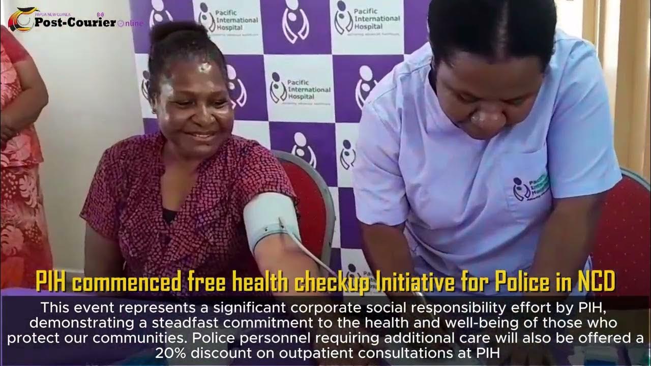 PIH commenced free health checkup Initiative for Police in NCD - YouTube