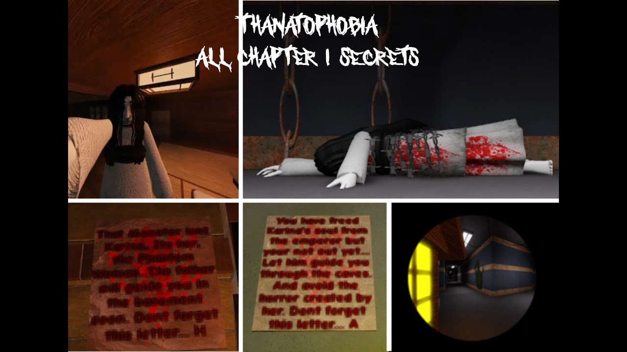 Thanatophobia - All Secrets In Chapter 1 | Full Guide - Roblox - YouTube