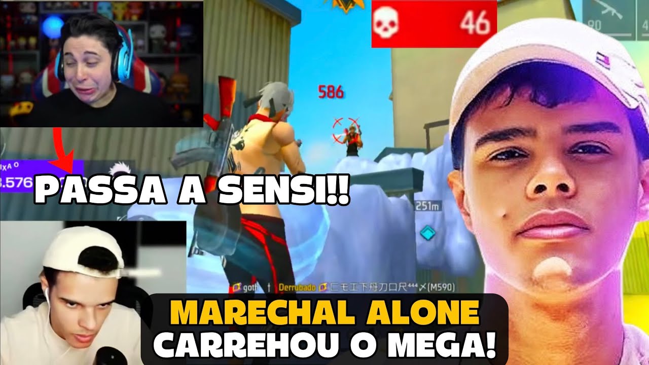 MARECHAL CARREGOU O MEGA COM SUA SENSI PERFEITA! FREE FIRE - MARECHAL ...