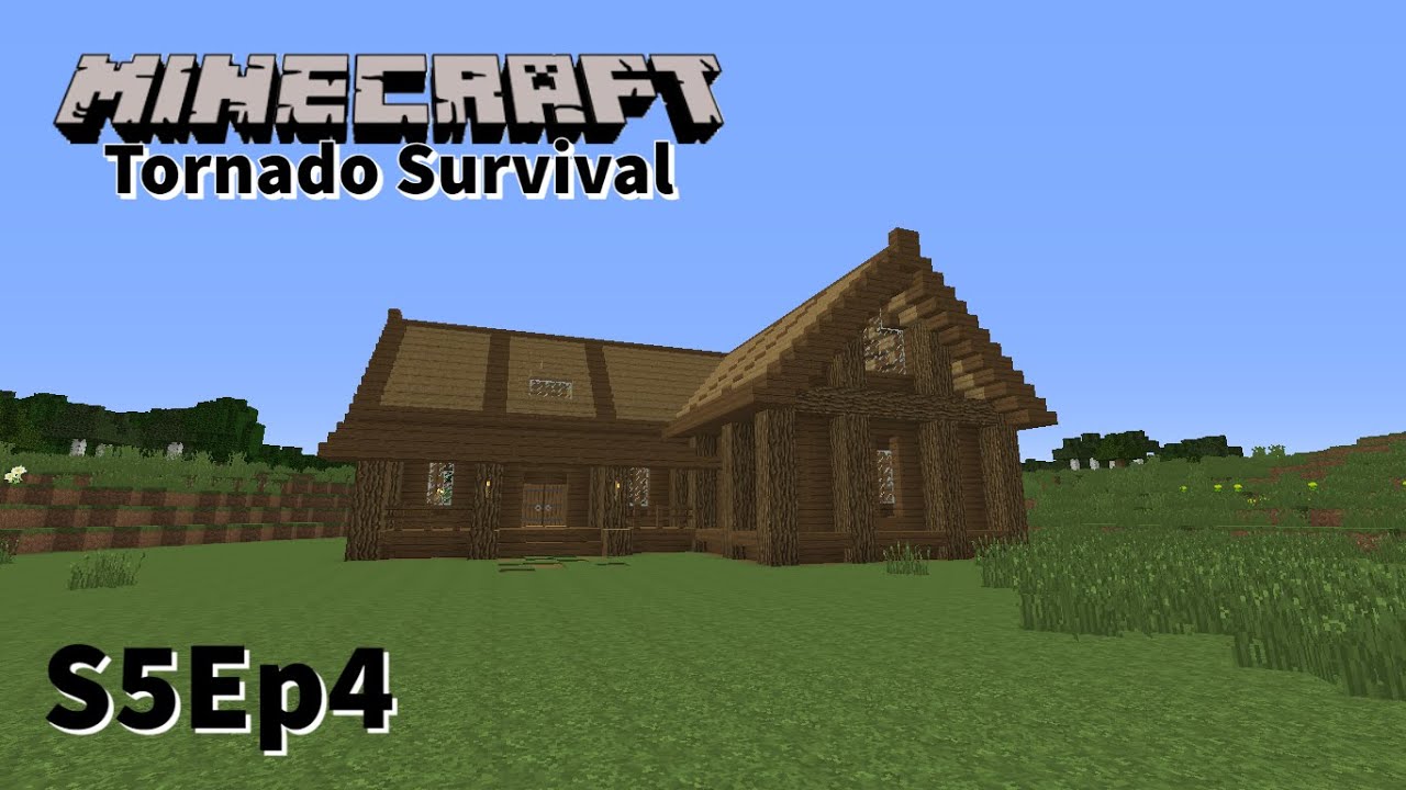 Minecraft Tornado Survival (Localized Weather Mod) S5Ep4: The House ...