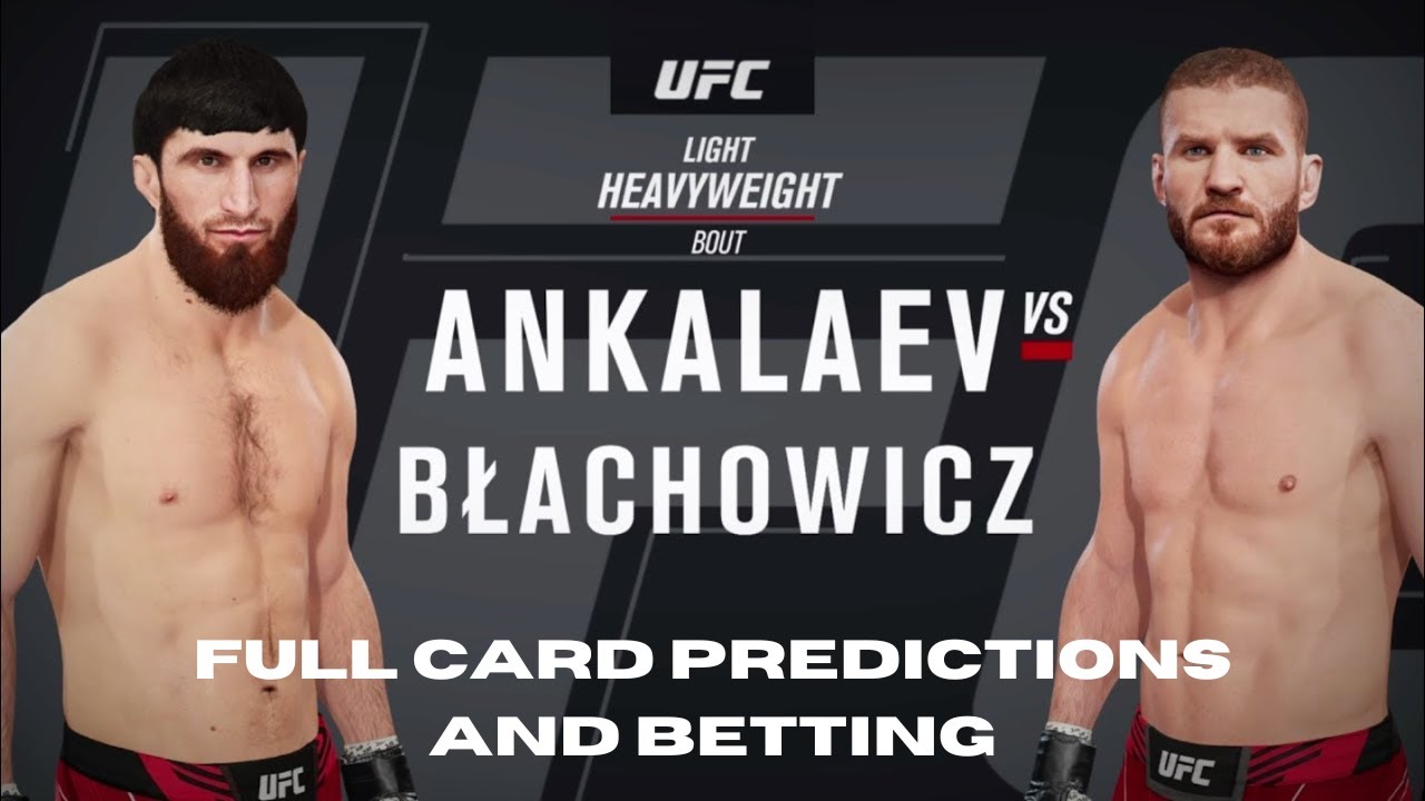 UFC 282: Blachowicz vs Ankalaev Full Card Predictions and Betting - YouTube
