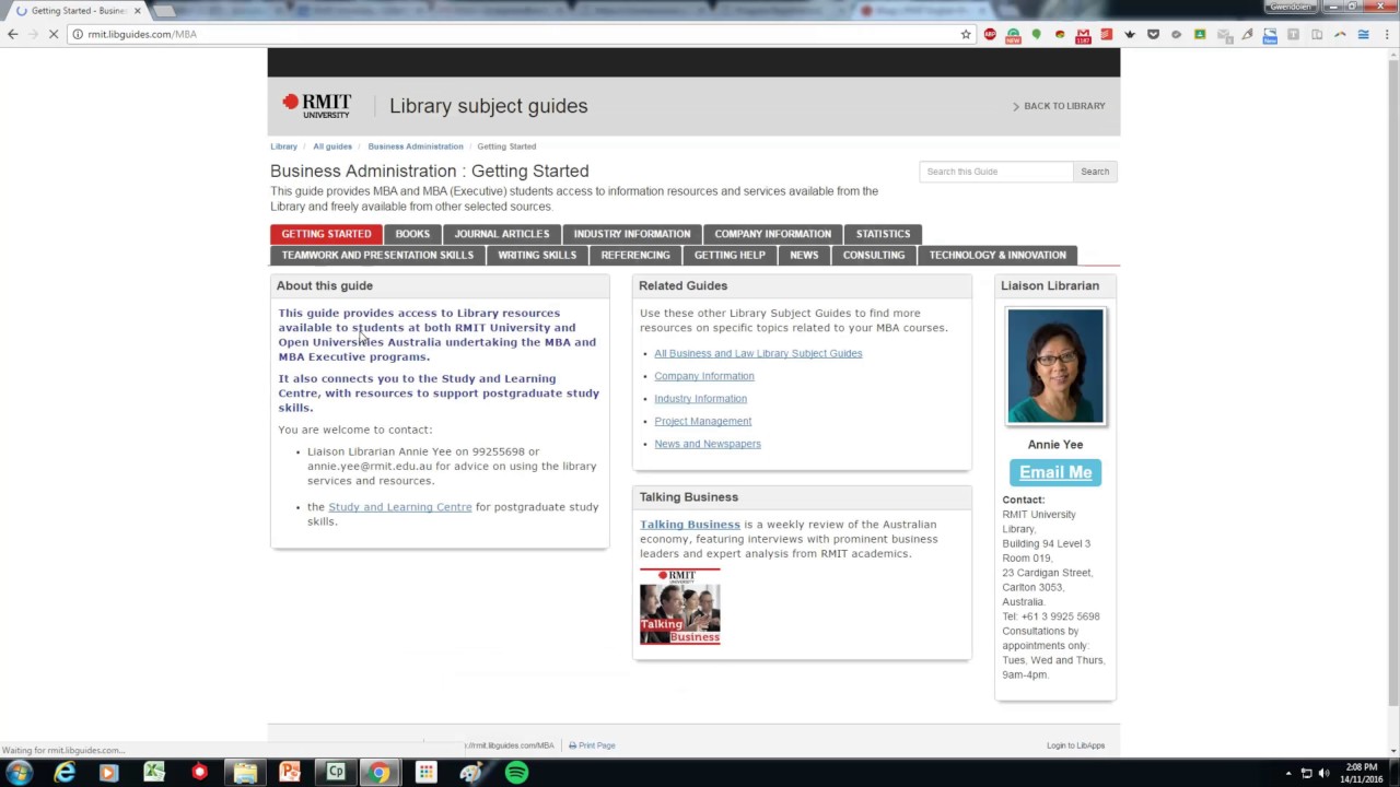 How to look up your RMIT Subject guide - YouTube
