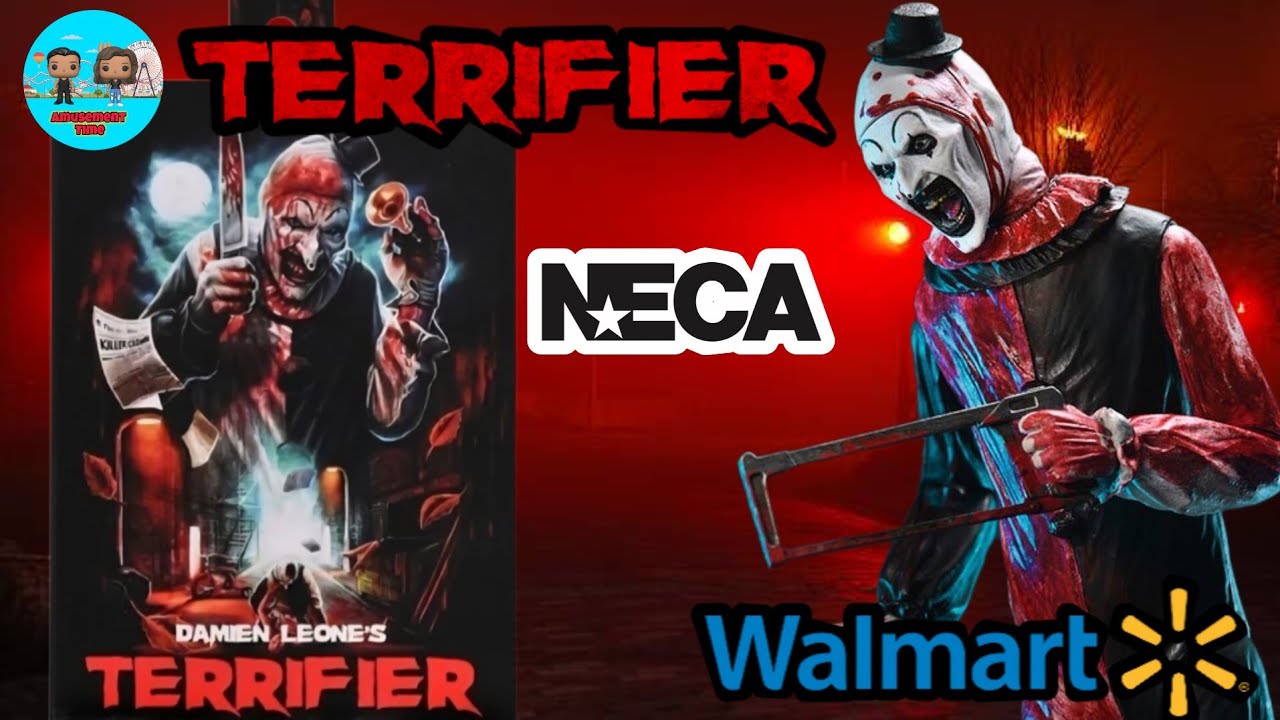 Walmart Exclusive Terrifier Neca Hunt + Unboxing! Art The Clown Neca ...
