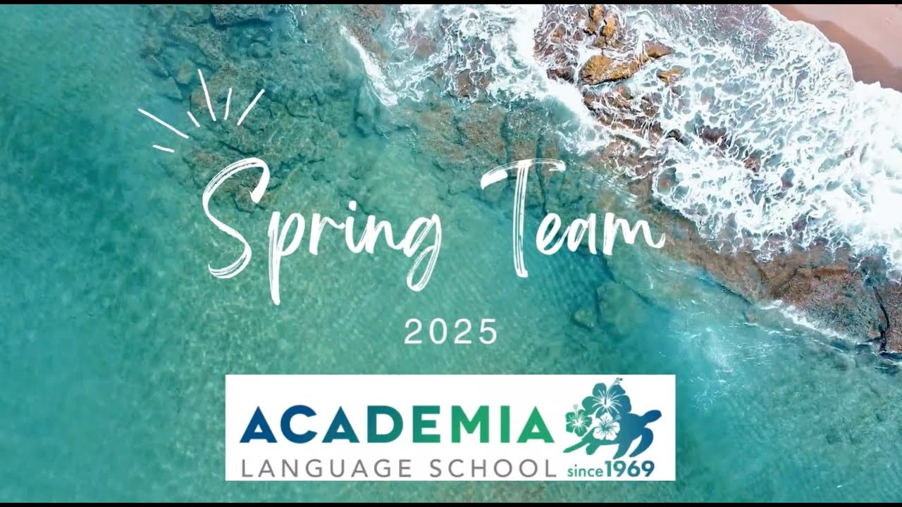 2024 Spring Term Schedule Overview - Academia Language School - YouTube