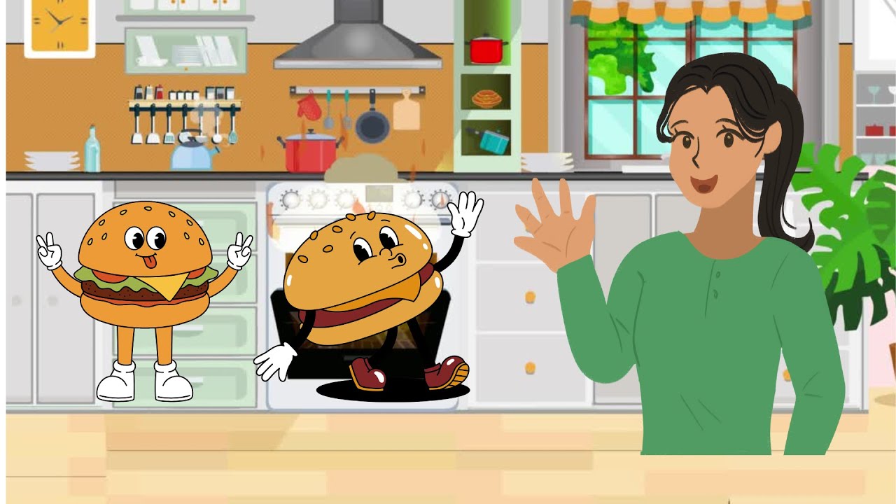 The Happy Burger Song 🍔🎶 | Fun & Tasty Burger Rhyme for Kids | My Baby ...