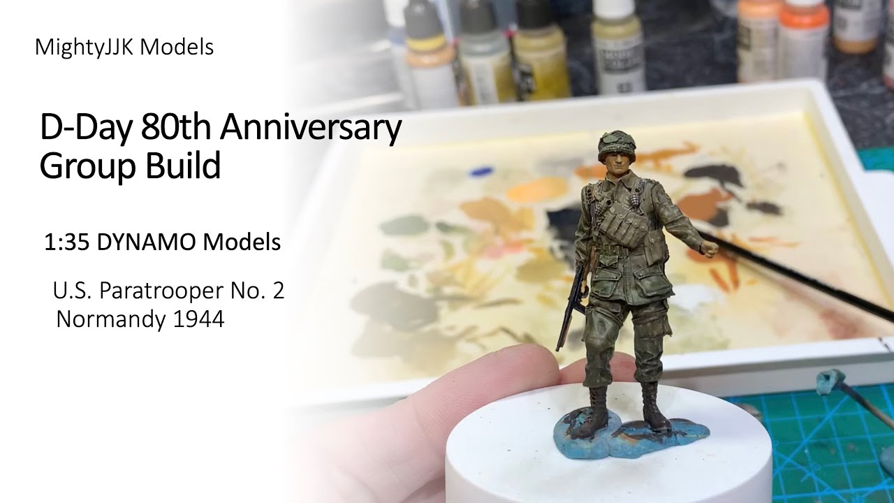 D-Day Paratrooper - 1:35 Dynamo US Paratrooper, Normandy 1944 - YouTube