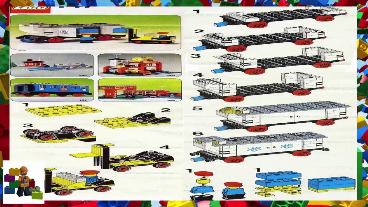 LEGO instructions - Trains - 147 - Refrigerated Wagon - YouTube