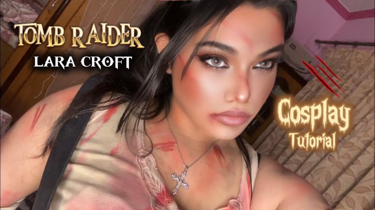 LARA CROFT COSPLAY | tomb raider | tutorial step by step - YouTube