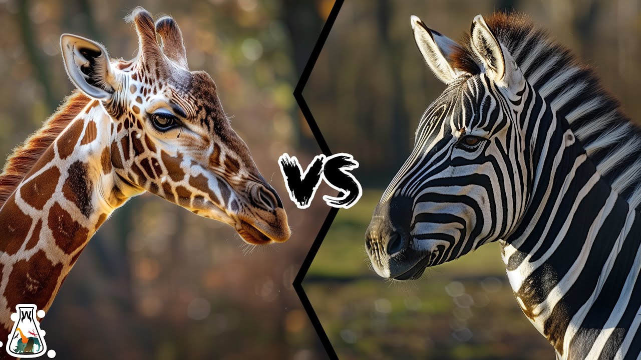 Giraffe vs Zebra - Who Would Win In A Fight? - YouTube