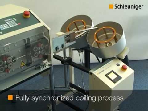 High Speed Coiler Schleuniger CableCoiler 1300 - YouTube