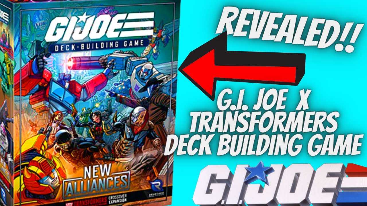 G.I. Joe x Transformers Deck Building Game Revealed!! - YouTube