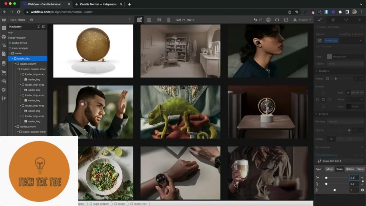 WebFlow instructions - Introducing animated animation with webflow interactions - YouTube