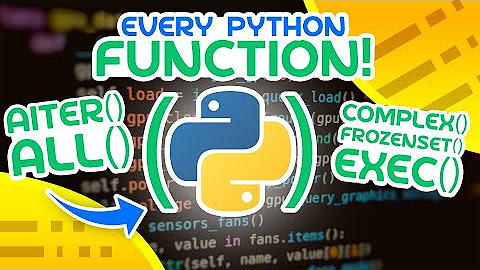 Every Python Function - YouTube