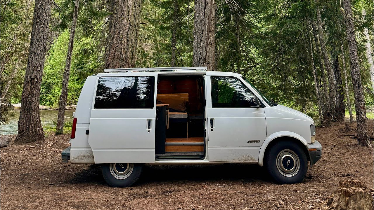 1996 Astro Van Stealth Camper - YouTube
