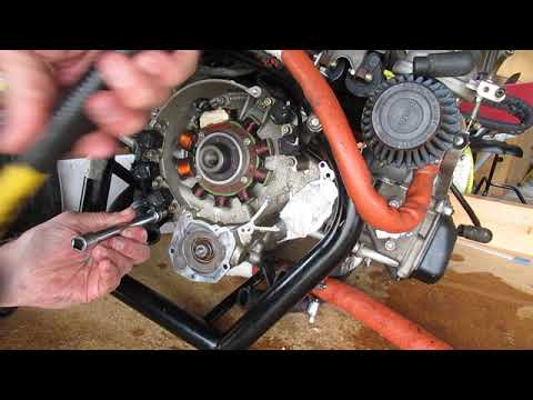 Rotax 912 Water Pump Part 2: Removing Flywheel/ Ignition Housing / Pump ...