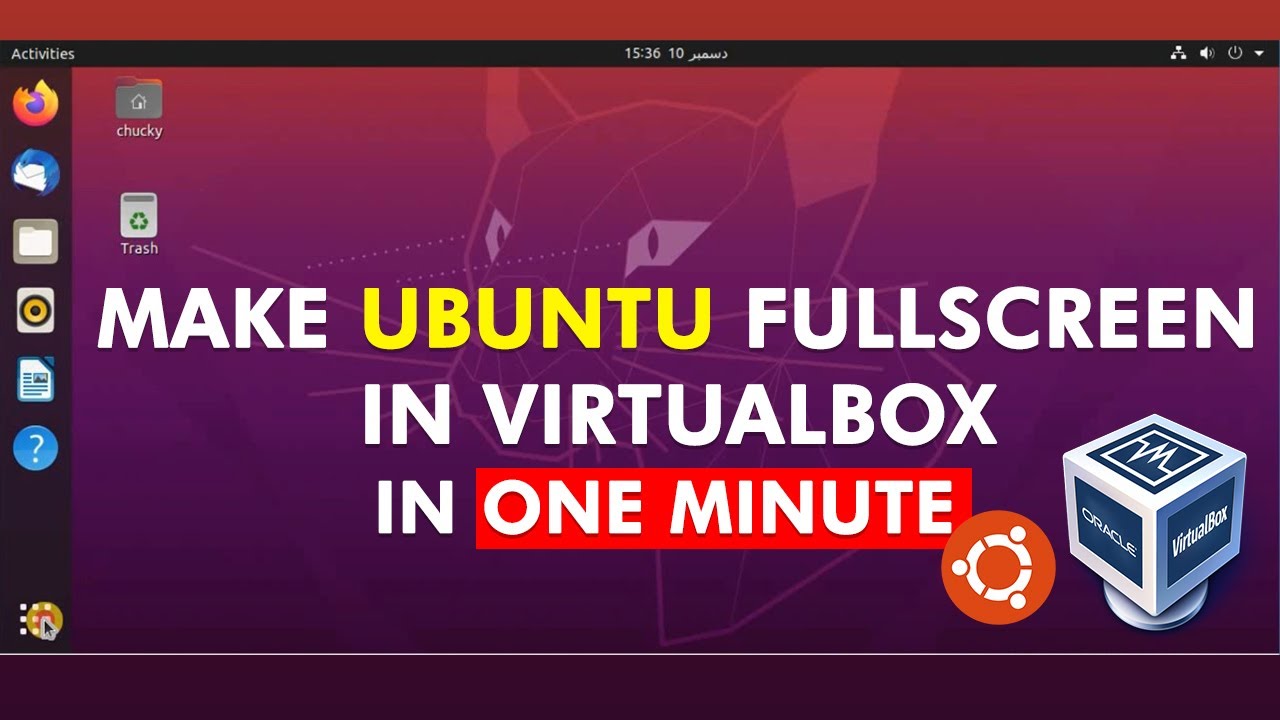 How To Increase Ubuntu Screen Resolution Virtualbox Ubuntu Full Screen Youtube 7922