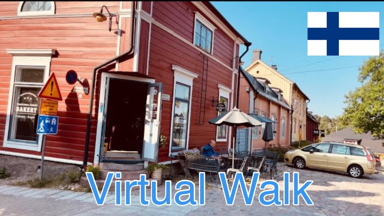 Finland Walks: Porvoo in the morning. Relaxing walk in the charming old ...