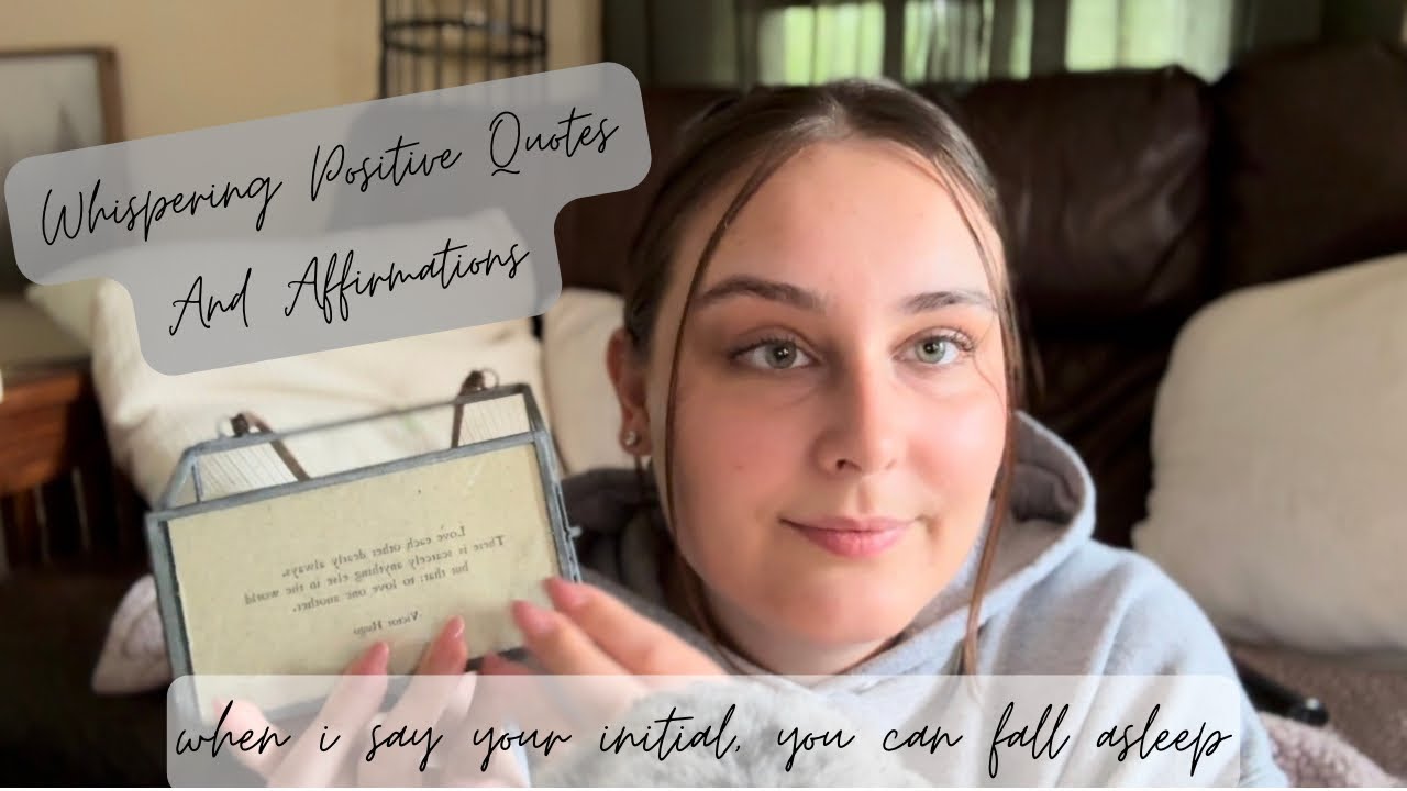ASMR 🌙 Reading YOU Positive Quotes/ Affirmations - YouTube
