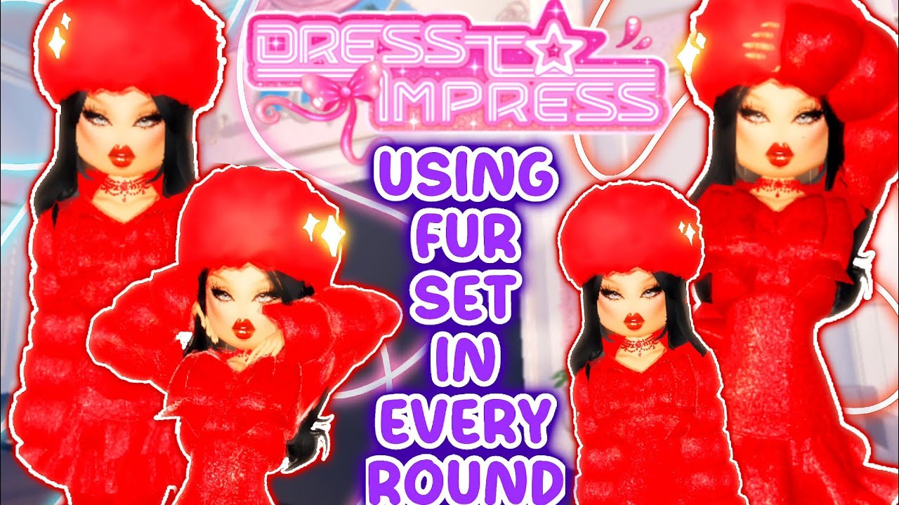 Dress to impress Using Fur Set | Roblox Dti🌷 - YouTube