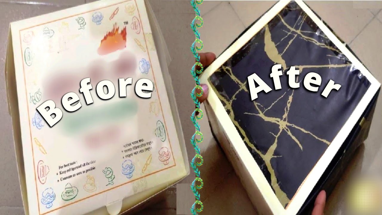 Don't throw away the waste cake-box | Best out of cake-box | DIY ...