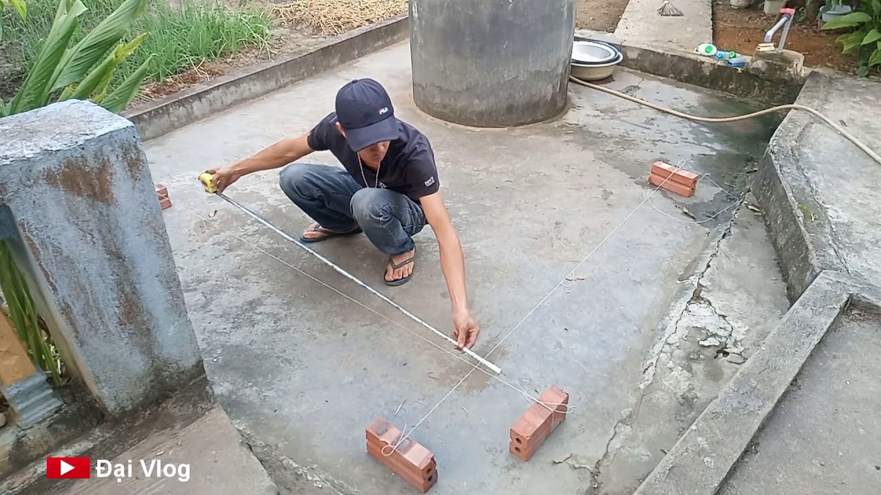 Cách lấy góc vuông trong xây dựng hằng ngày. How to get right angles in daily construction - YouTube