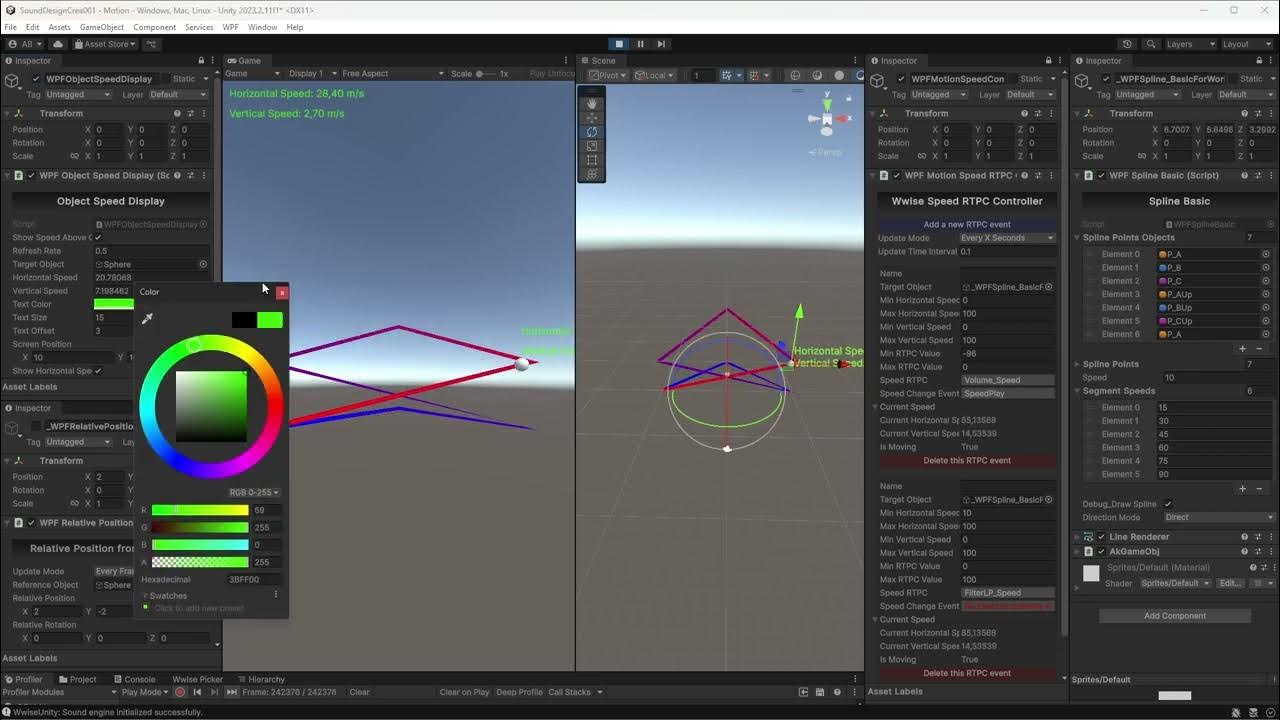 Unity - Wwise components to work on velocity - YouTube