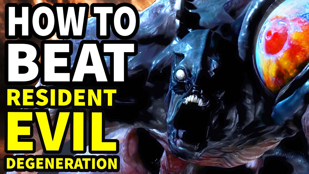 How To Beat The G-VIRUS In "Resident Evil: Degeneration" - YouTube