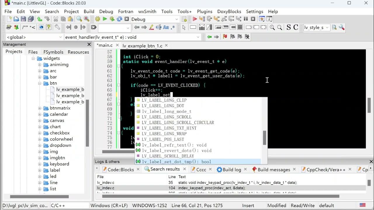 LVGL Lessons On ESP32 11: Button 01 -- Event User Data 01 - YouTube