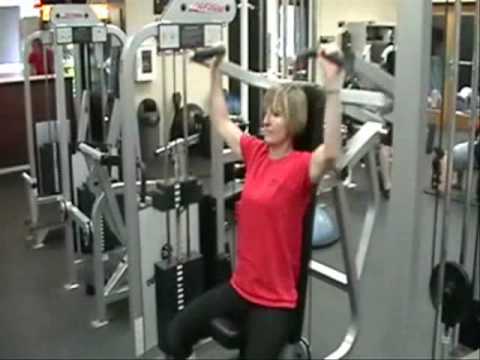Seated Shoulder Press Machine - YouTube