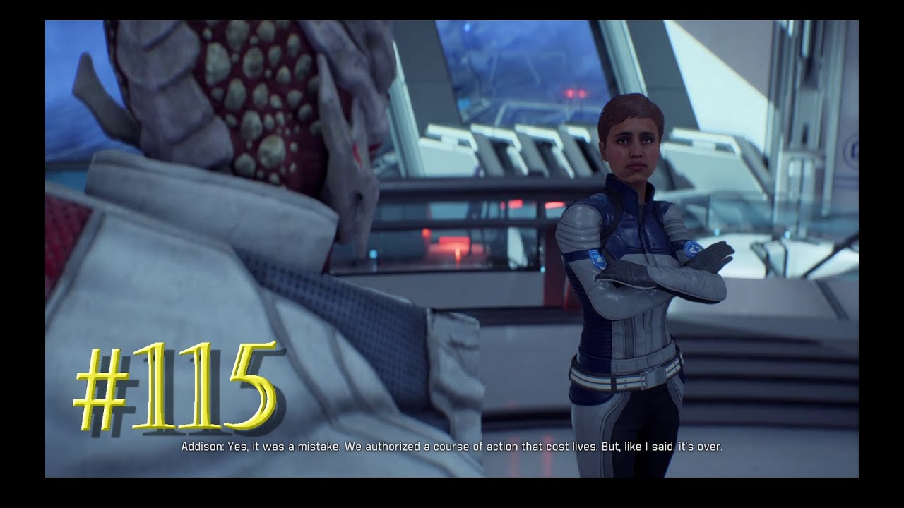 Mass Effect Andromeda 115 - Hard - Confronting Addison in the Nexus ...