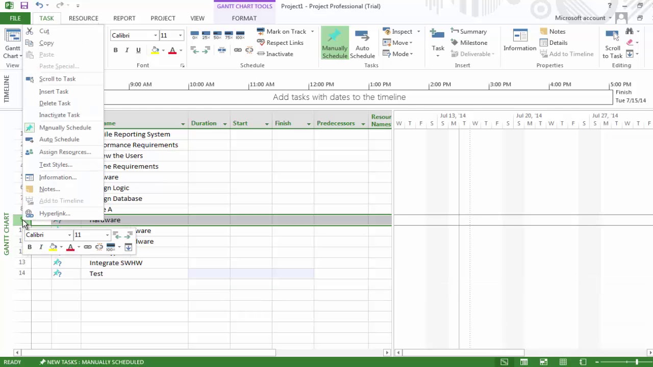 MS Project Tutorial: How to Create a WBS - YouTube