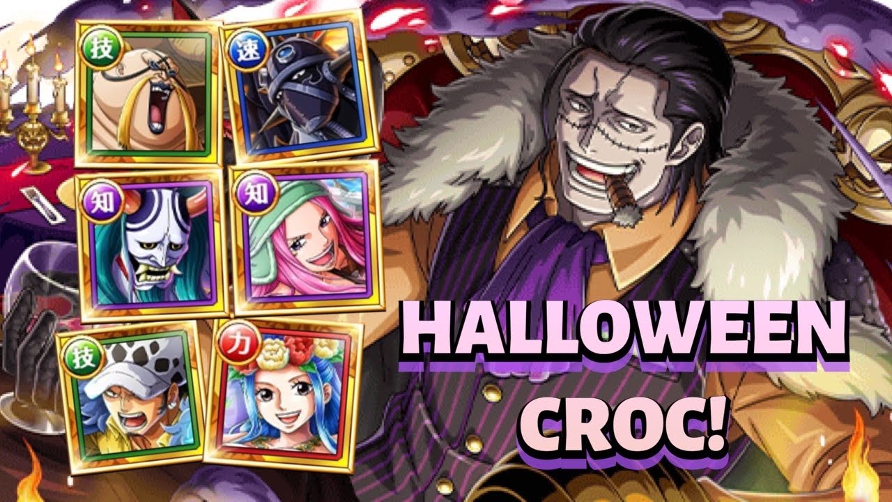 [OPTC] *JP* RETURN of the AROGANT CROC! 40 Stamina Halloween Crocodile Event! 3 DOMINATE Teams ...