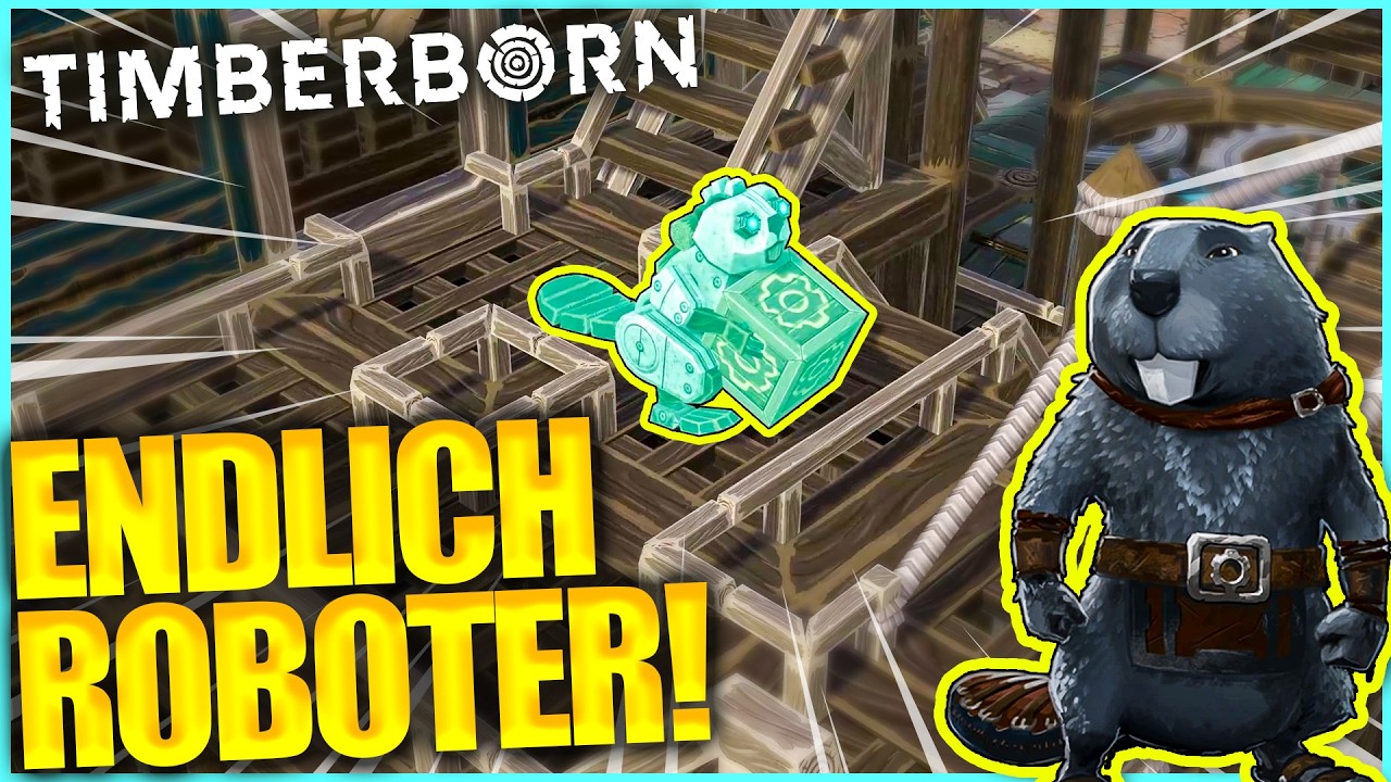 Die ersten ROBOTER bauen! | Timberborn (2024) - YouTube