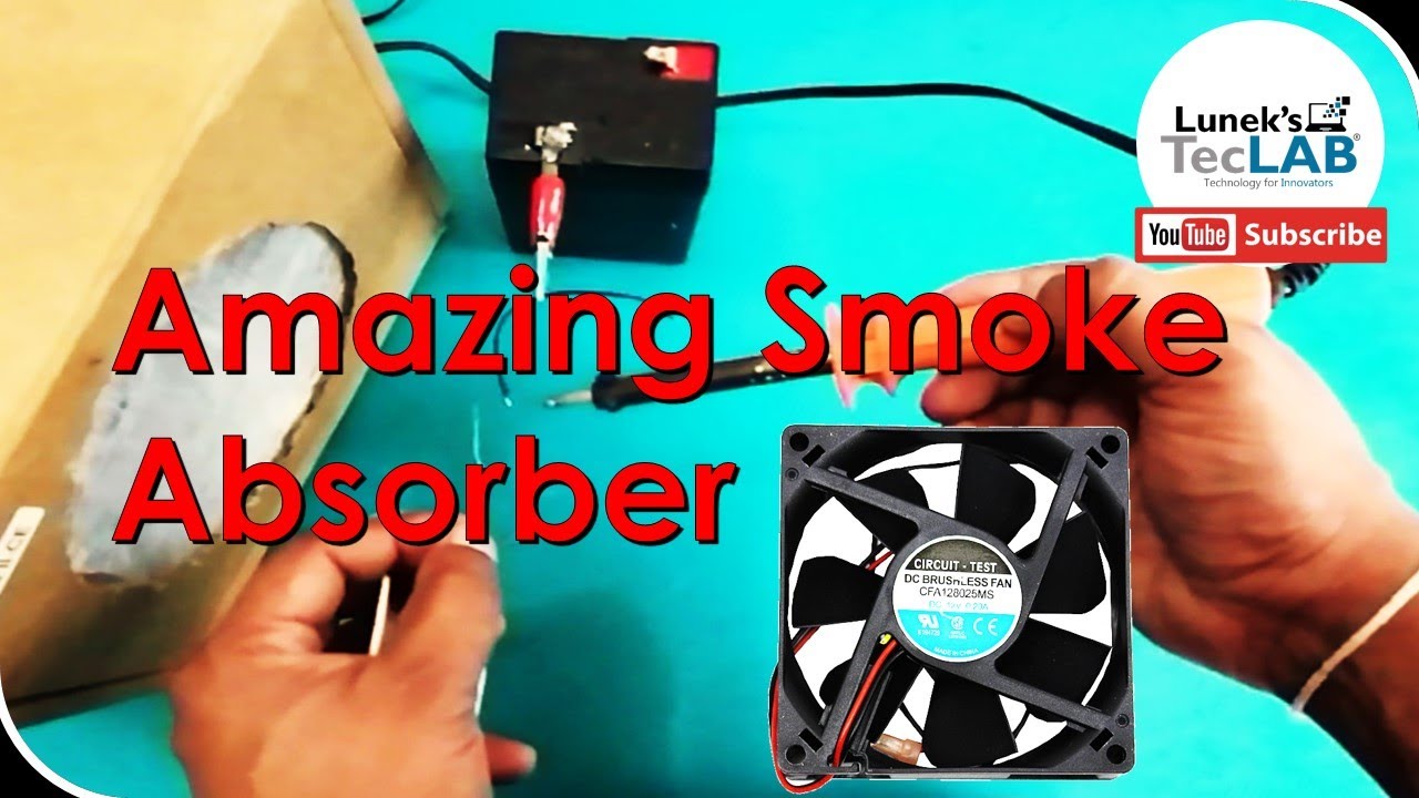 Solder Fume Absorber With in 4 Minutes - YouTube