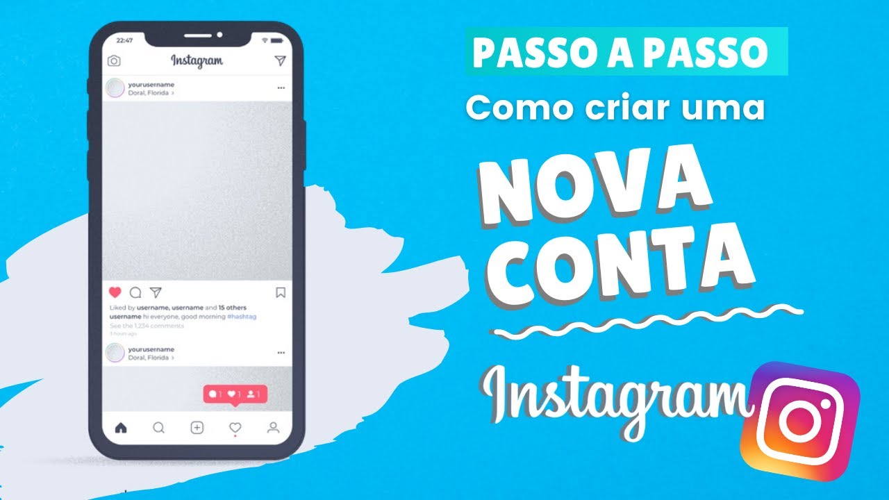 Como criar uma (nova) conta no Instagram - YouTube
