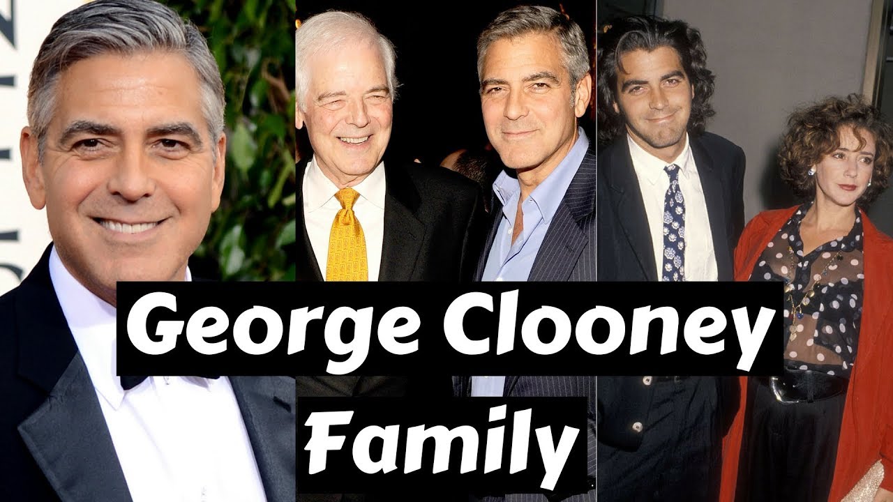 Actor George Clooney Family Photos with Spouse, Former Partner, Father ...