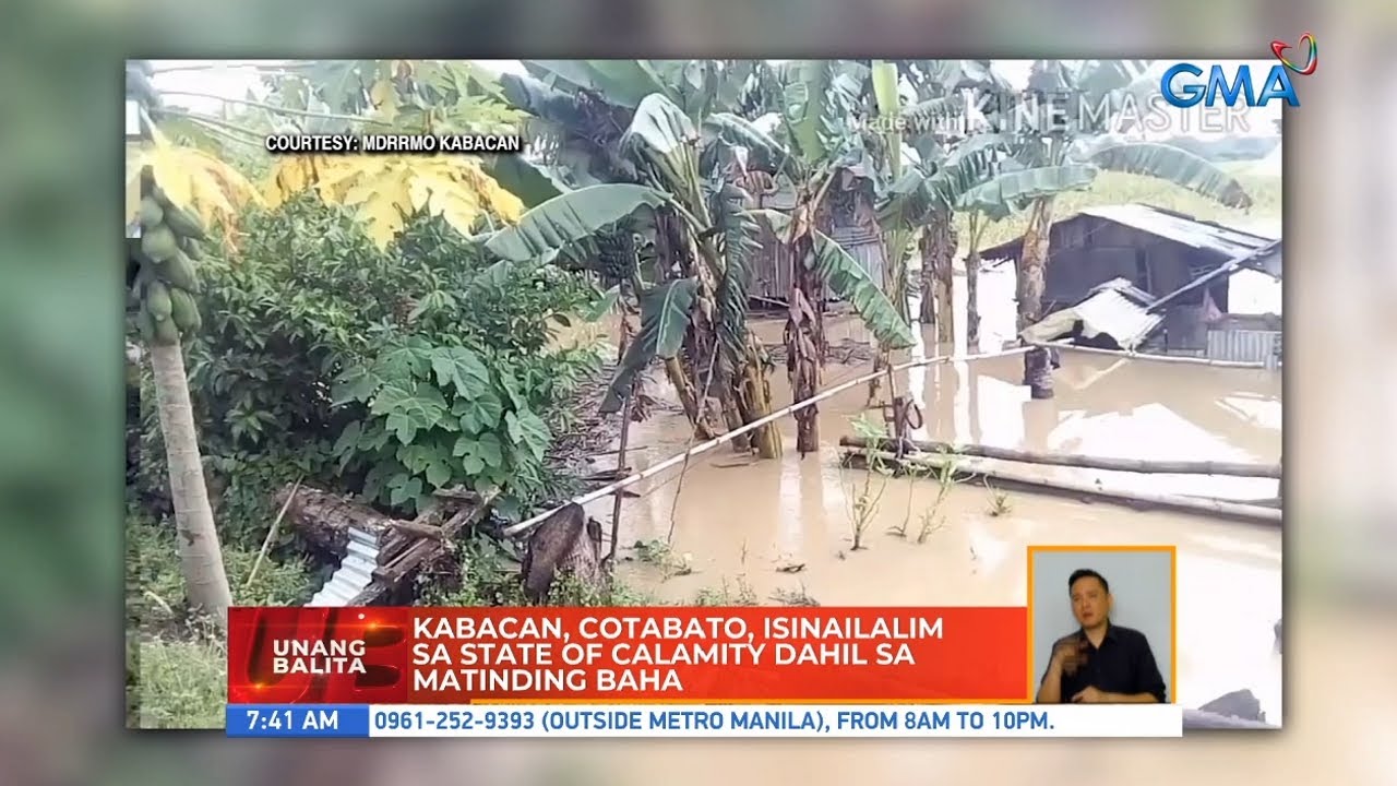 Kabacan, Cotabato, isinailalim sa state of calamity dahil sa matinding ...